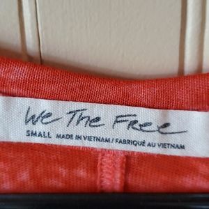 We The Free | Tops | Free People Tee Orange Small We The Free | Poshmark